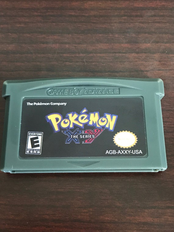 Pokemon X Y Custom English Game Boy Advance GBA | Etsy