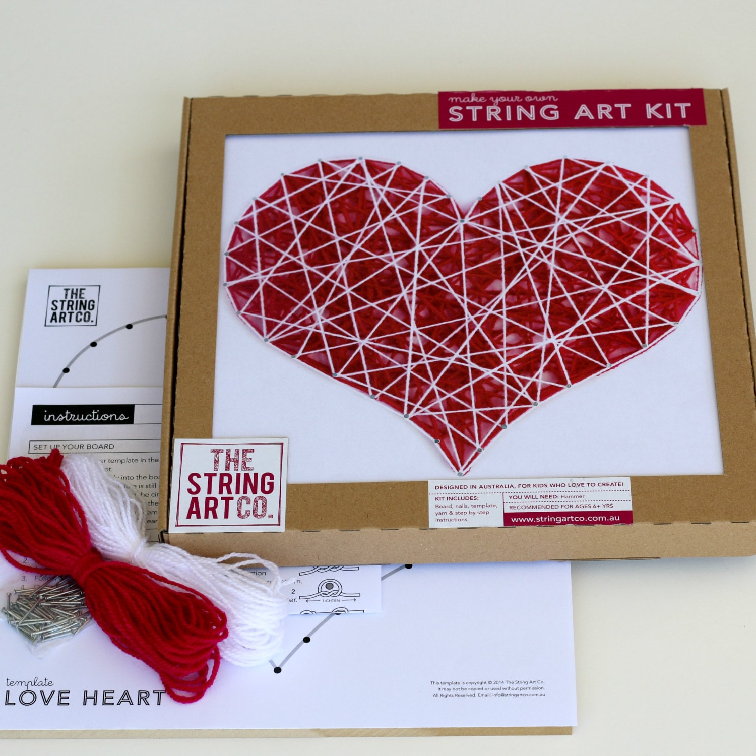String Art Love Heart Kit Pattern DIY Kit Craft Kit - Etsy