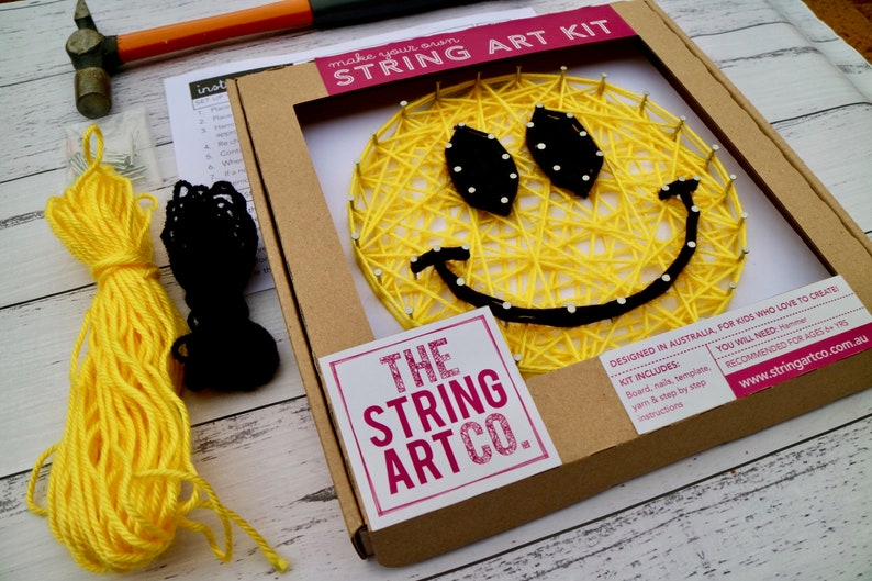 String Art Kit: Smiley - Etsy
