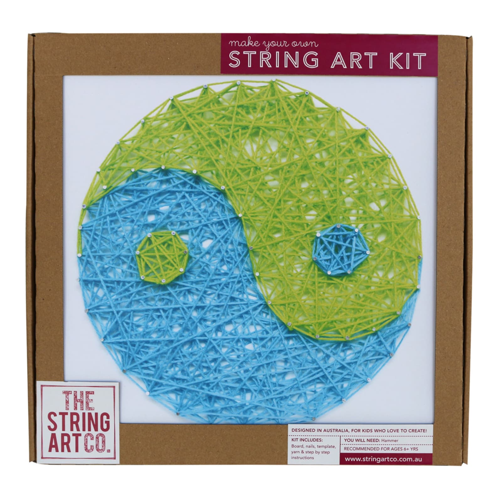 String Art Kit: Yin & Yang, Craft Kit, Craft Gift, DIY Craft - Etsy