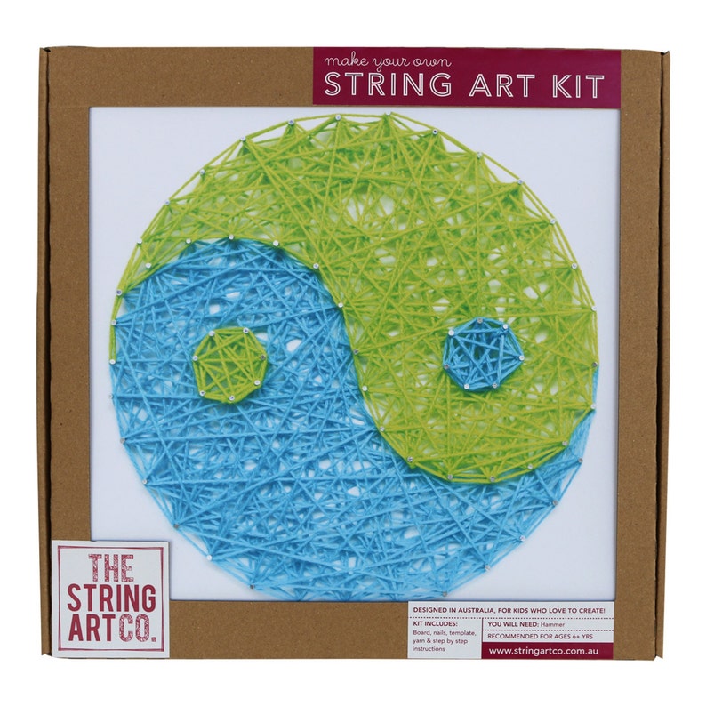 String Art Kit: Yin & Yang Craft Kit Craft Gift DIY Craft - Etsy UK