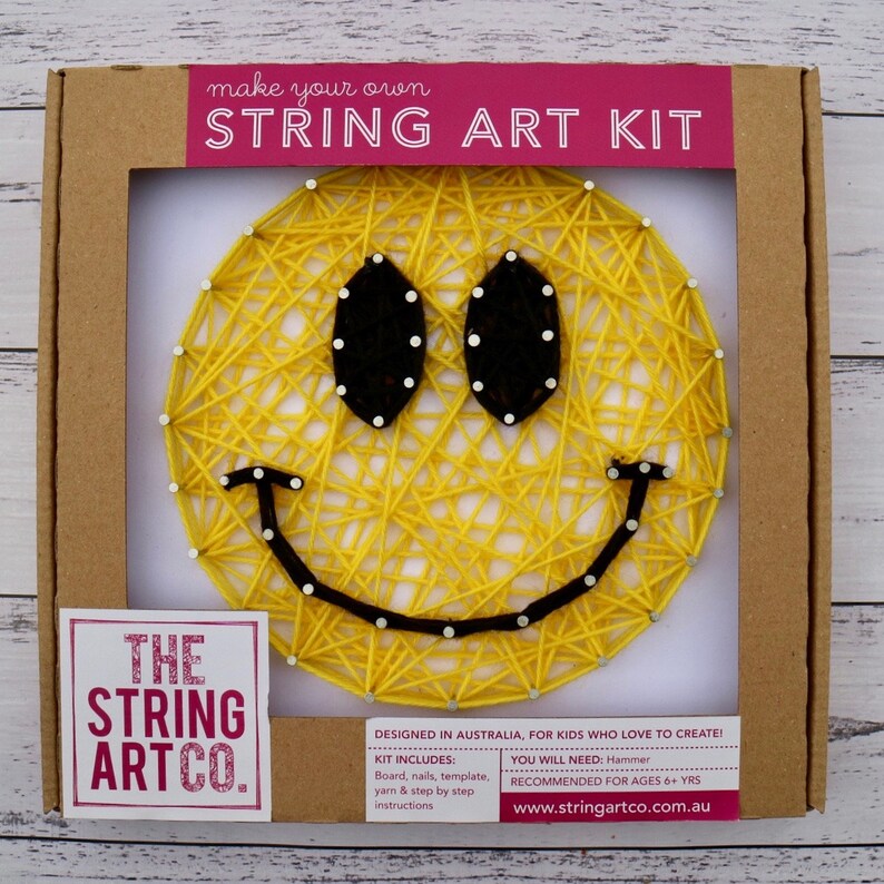String Art Kit: Smiley - Etsy