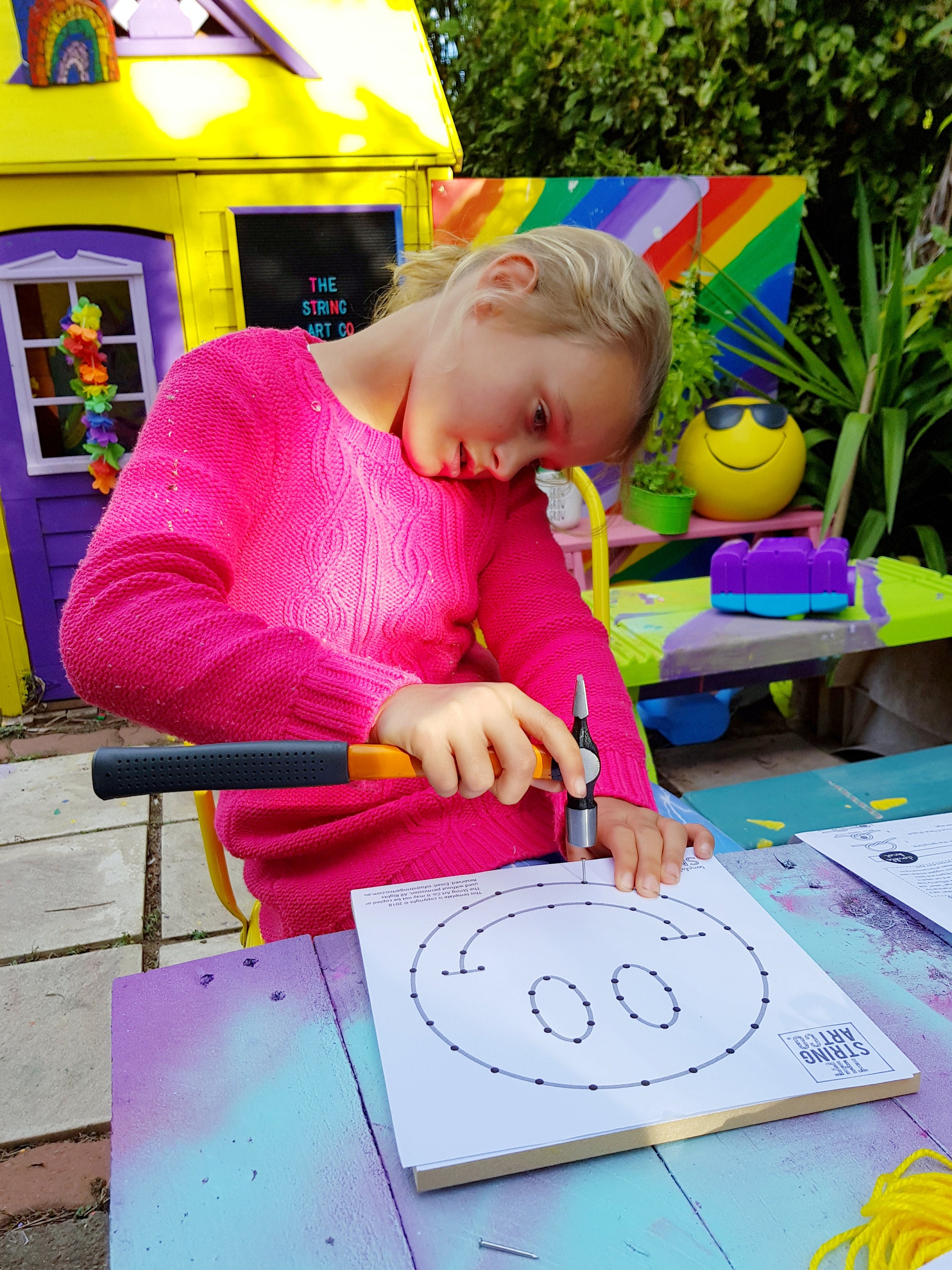 String Art Kit: Smiley - Etsy