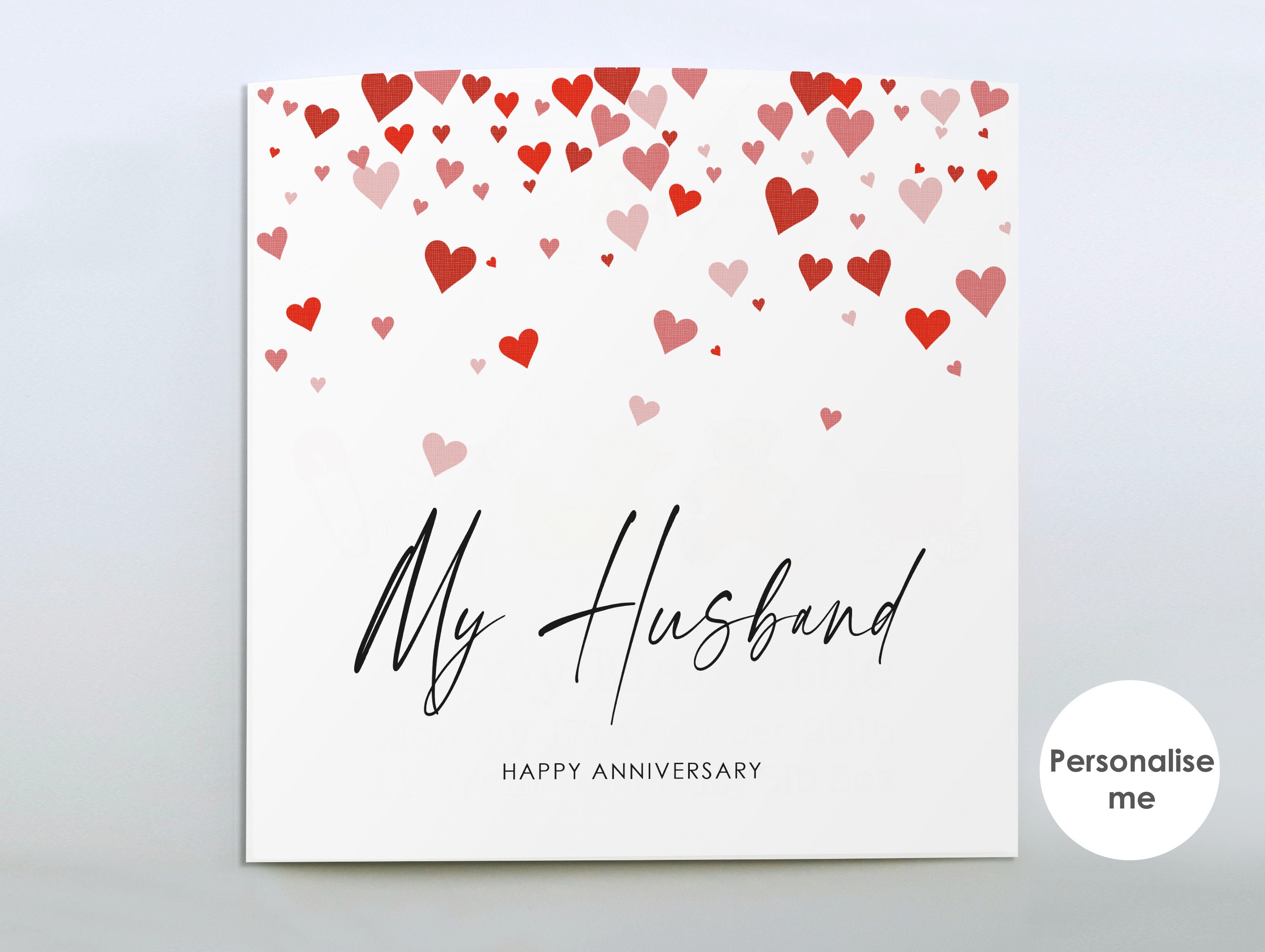 Happy Anniversary To My Husband Cards