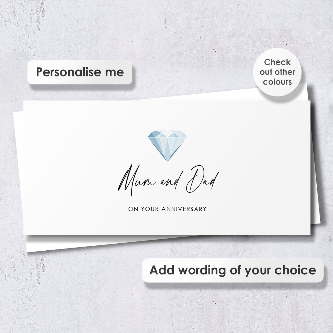 Anniversary Personalised Money Wallet, Wedding Anniversary Engagement ...