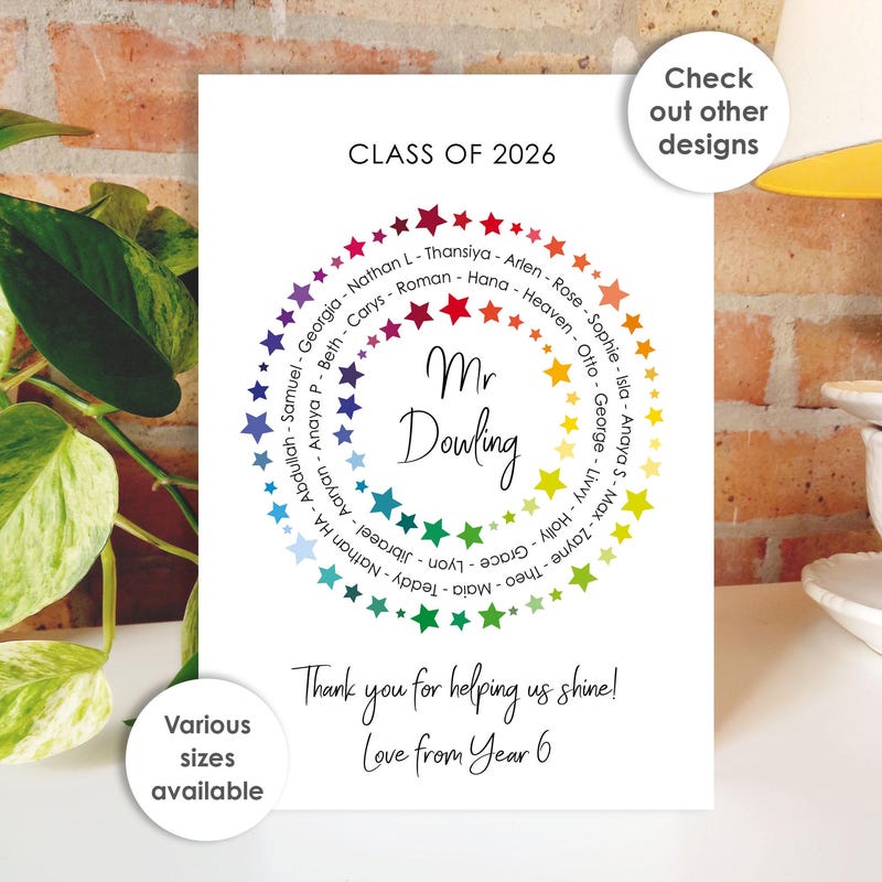 Teacher Leaving Cards - Etsy UK
