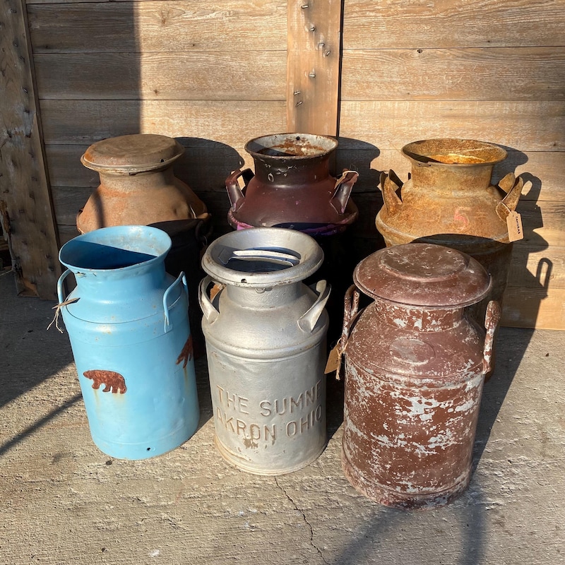 Vintage Milk Can - Etsy