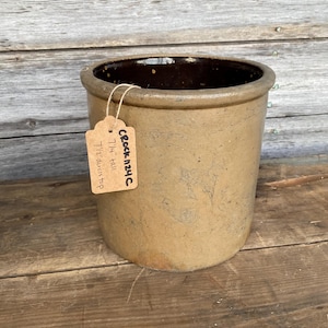 Stoneware Crock | Vintage Gift Idea, Antique Cream Crock Vintage ...