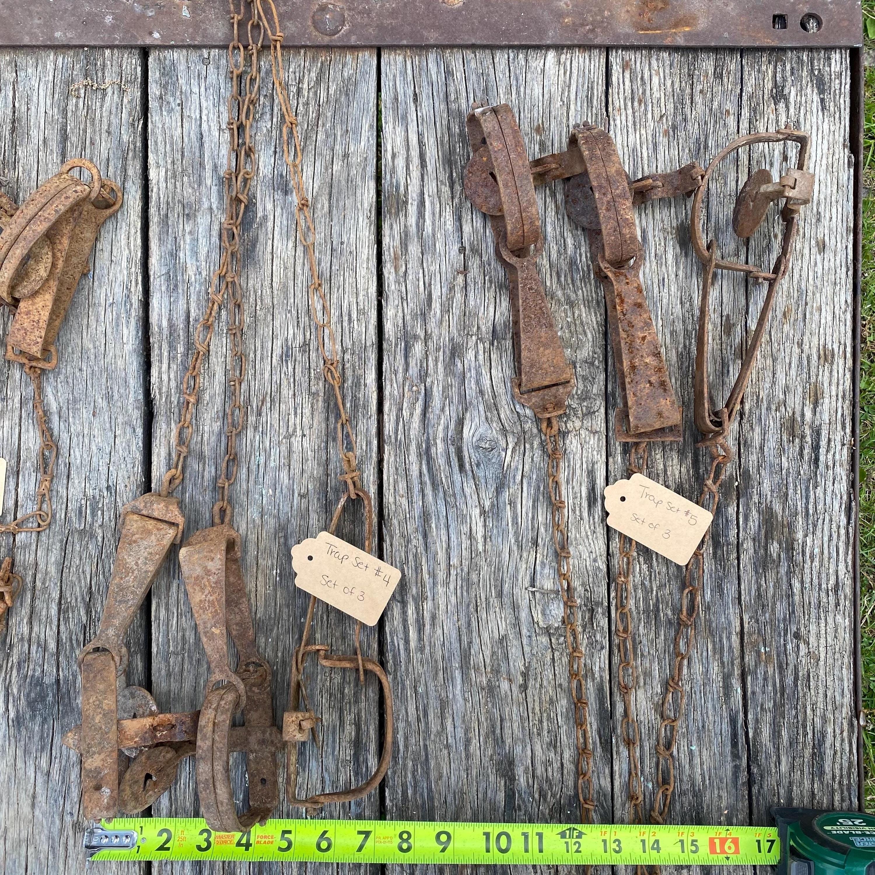 Rustic Hunting Trap Set: Vintage Cabin Lodge Wall Decor - Etsy