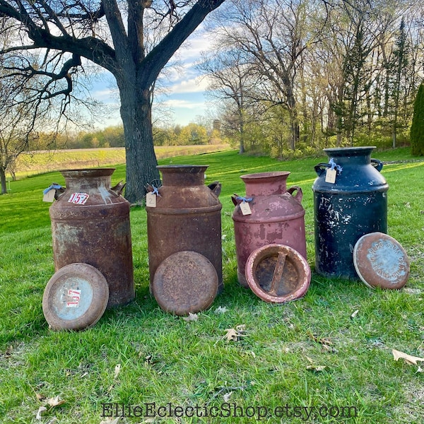 Vintage Milk Can - Etsy