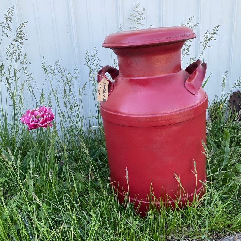 Painted Milk Cans - Etsy