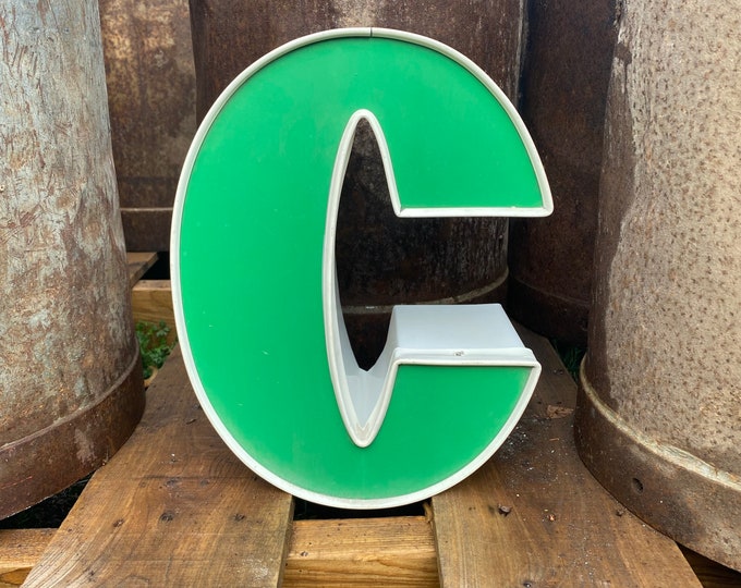 Vintage Marquee Letters 12 to 17 Inches Tall | Rustic Industrial ...