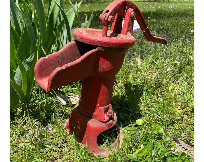 Vintage Hand Pump, Antique Pitcher Pump, Cast Iron Water Pump ...