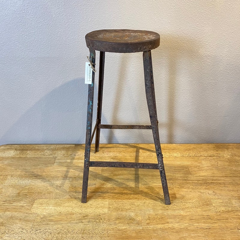 Vintage Metal Stool - Etsy