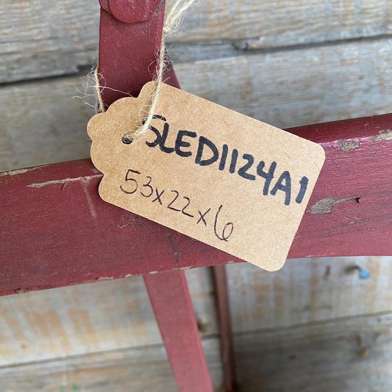 Vintage Wooden Runner Sled: Rustic Winter Cabin Decor - Etsy
