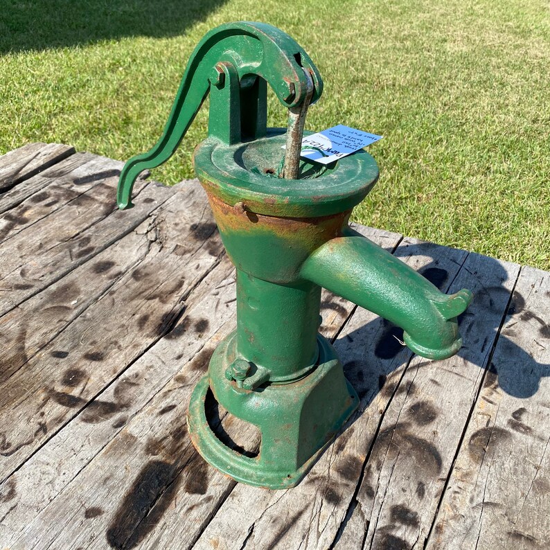 Large Vintage Hand Pump Rustic Spout Garden Decor Industrial - Etsy