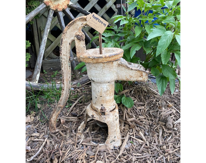 Vintage Hand Pump, Antique Pitcher Pump, Cast Iron Water Pump ...