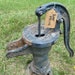 Black Vintage Hand Pump, Farmhouse Front Porch Antique Cast Iron ...