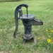 Black Vintage Hand Pump, Farmhouse Front Porch Antique Cast Iron ...