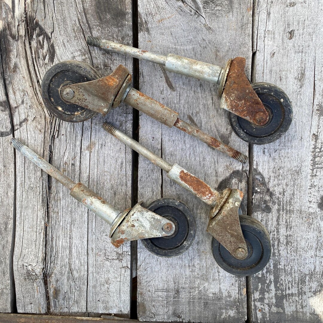 Vintage Caster Wheel 2 Inch | Set of 4 Wheels - Etsy