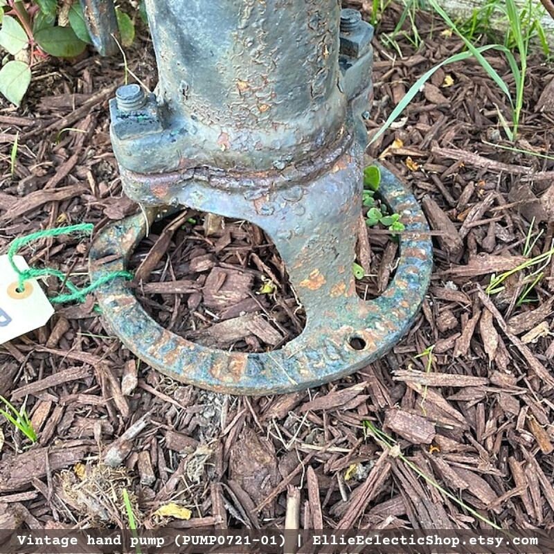 Black Vintage Hand Pump Farmhouse Front Porch Antique Cast - Etsy