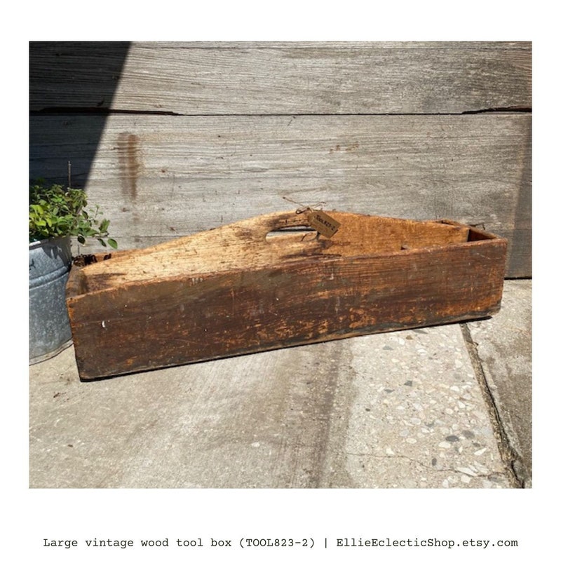 Old Wood Carpenter Box - Etsy