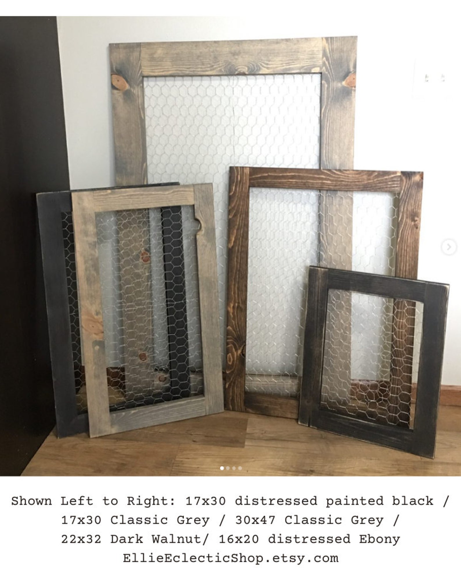 Frame With Chicken Wire Farmhouse Living Room Decor Nursery Decor Wall ...