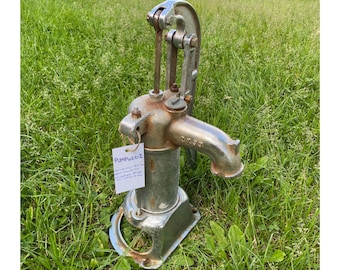 Vintage Hand Pump, Antique Pitcher Pump, Cast Iron Water Pump ...