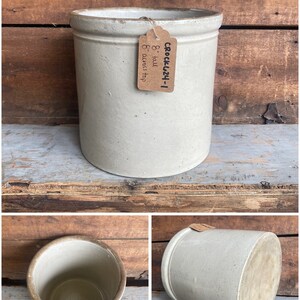 Stoneware Crock Vintage Gift Idea, Antique Cream Crock Vintage Country ...