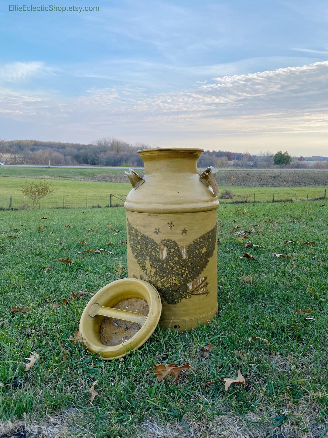 Vintage Milk Can Primitive Home Decor - Etsy