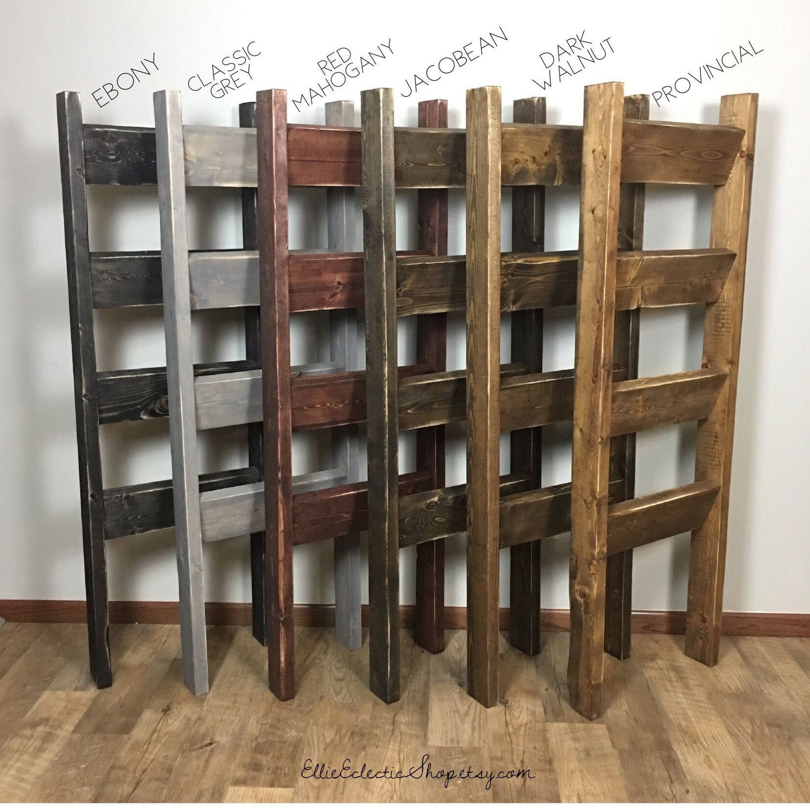 Rustic 5ft Blanket Ladder Wooden Farmhouse Quilt Ladder | Etsy