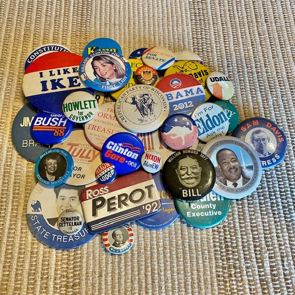 Political Button - Etsy