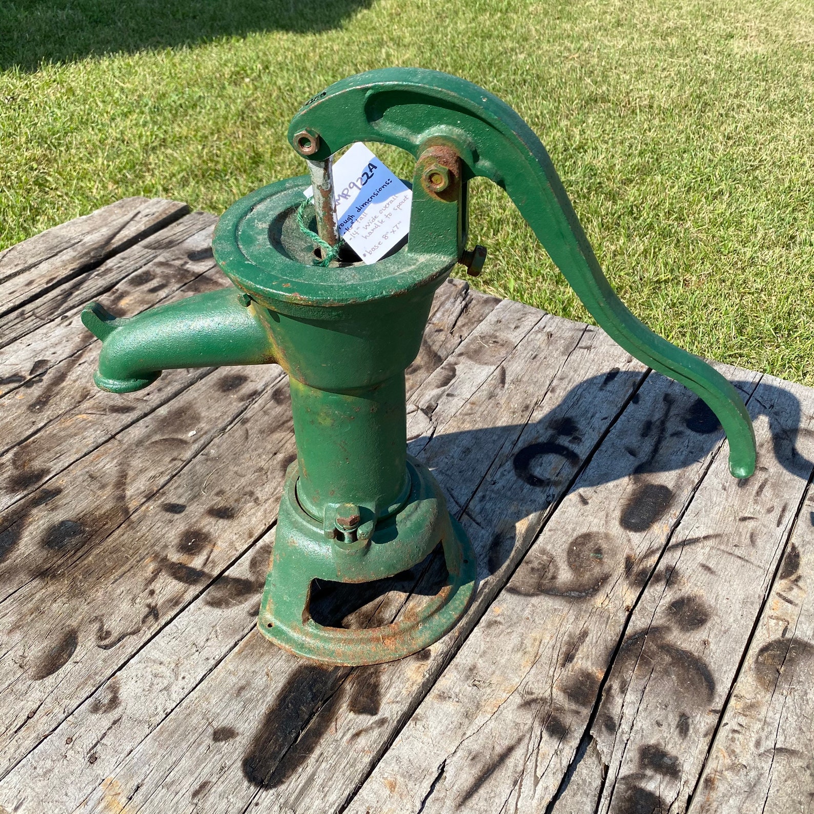 Large Vintage Hand Pump Rustic Spout Garden Decor Industrial - Etsy