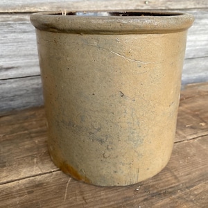 Stoneware Crock | Vintage Gift Idea, Antique Cream Crock Vintage ...