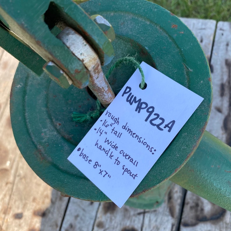 Large Vintage Hand Pump Rustic Spout Garden Decor Industrial - Etsy