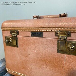 Vintage Pink Train Case Mid Century Cruisaire Makeup Case, Small ...