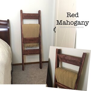 Rustic 5ft Blanket Ladder Wooden Farmhouse Quilt Ladder - Etsy