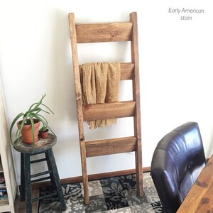 Rustic 5ft Blanket Ladder Wooden Farmhouse Quilt Ladder - Etsy