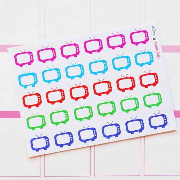 Television Stickers - Etsy