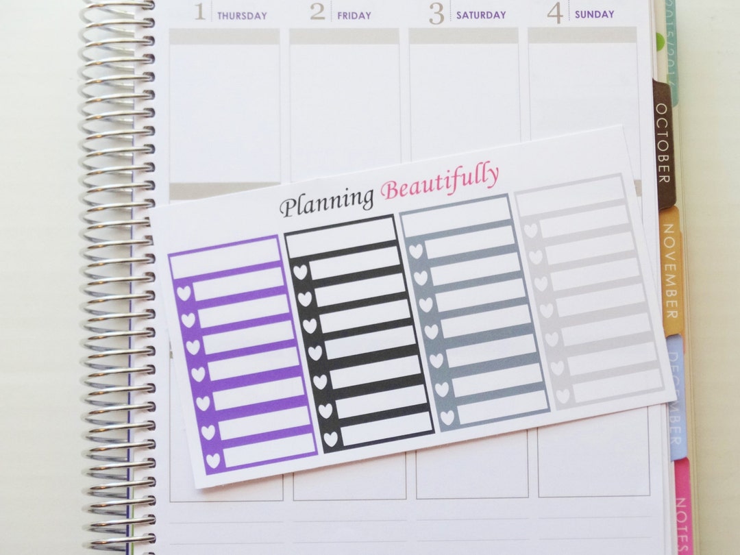 Checklist Stickers, to Do List, to Do List Stickers, Sticker Labels ...