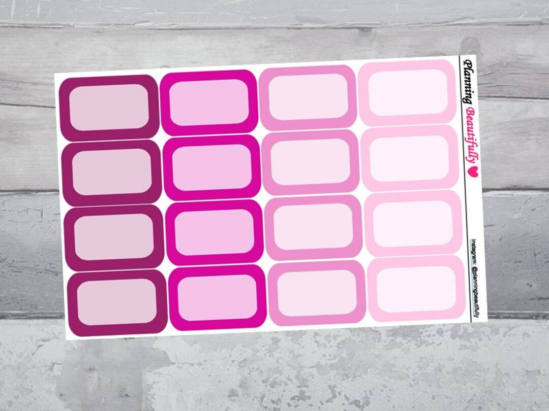 Checklist Stickers, Checklist Template, Checklist Planner Stickers ...