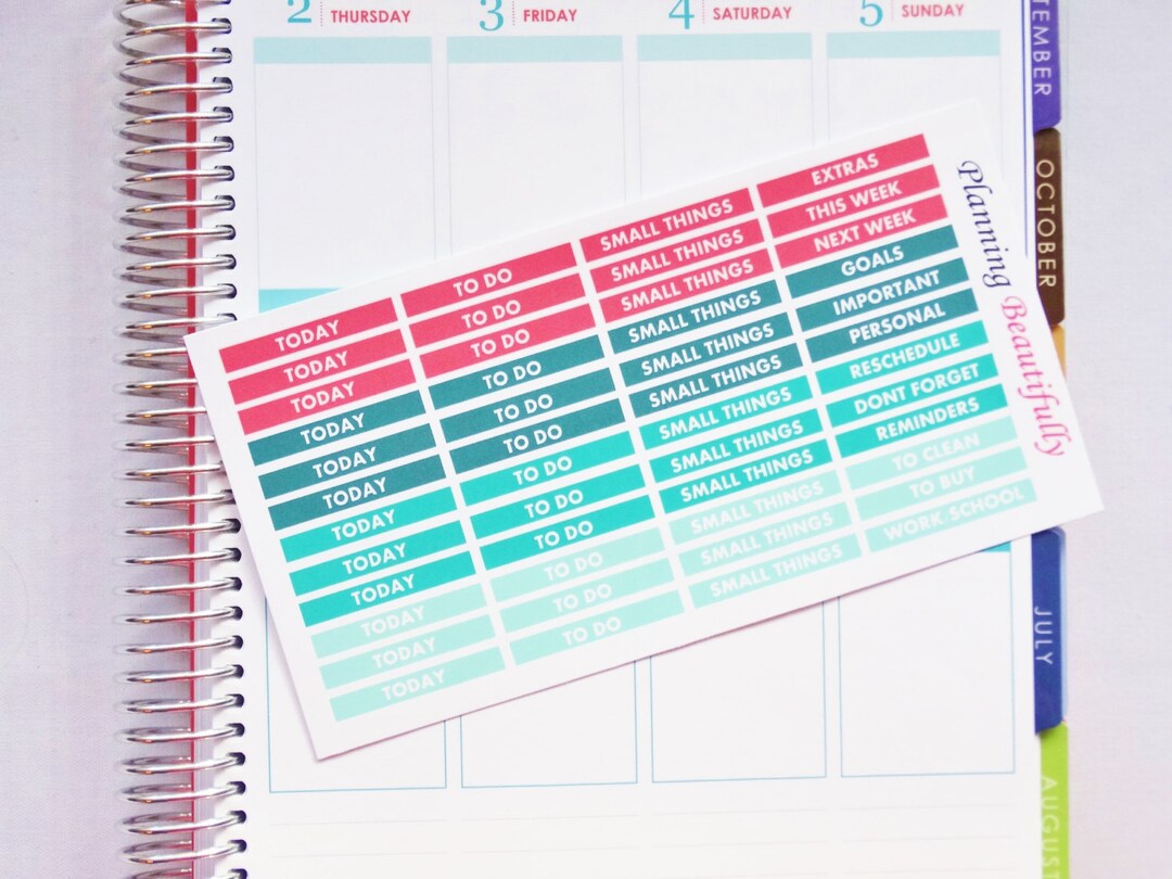 Headers, Headers Stickers, Labels, Label Stickers, Sticker Sheet, to Do ...