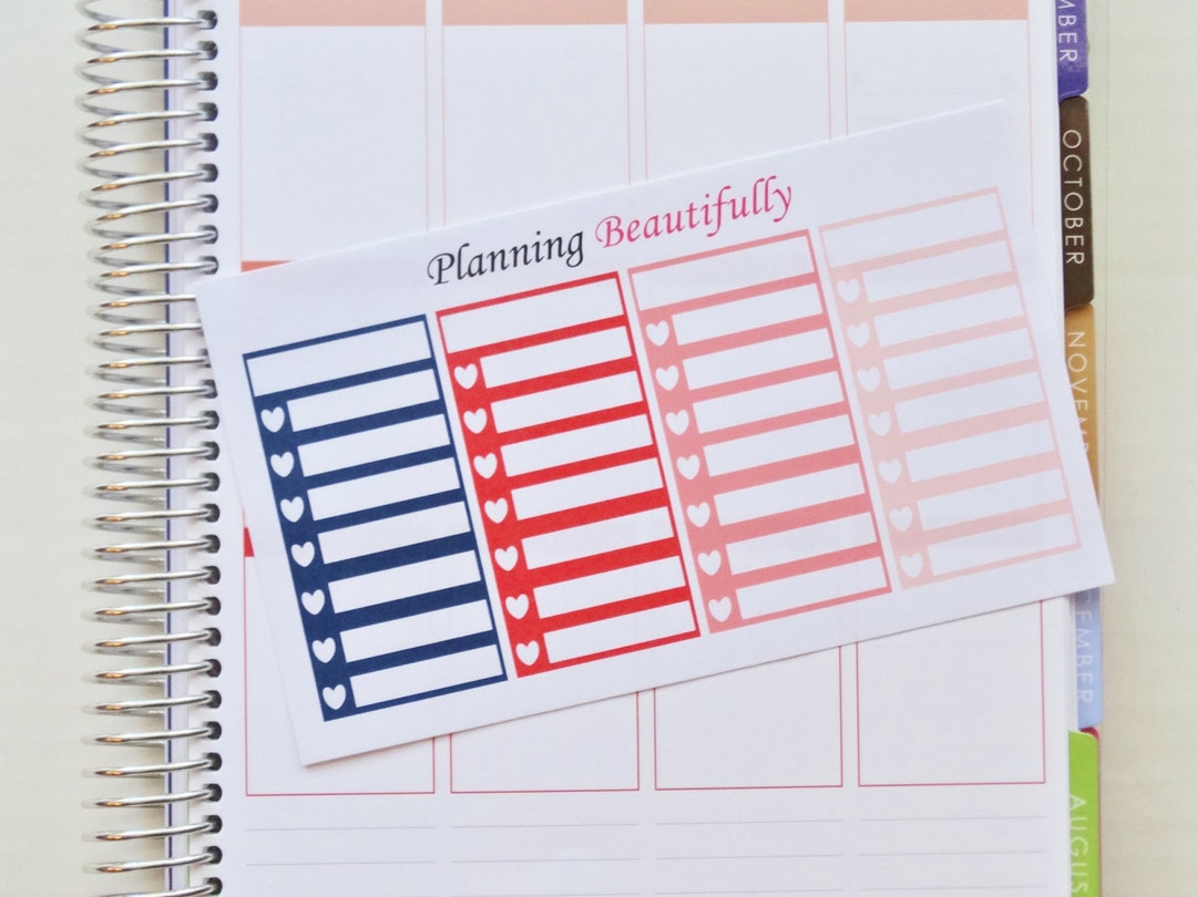 Checklist Stickers, to Do List, to Do List Stickers, Sticker Labels ...