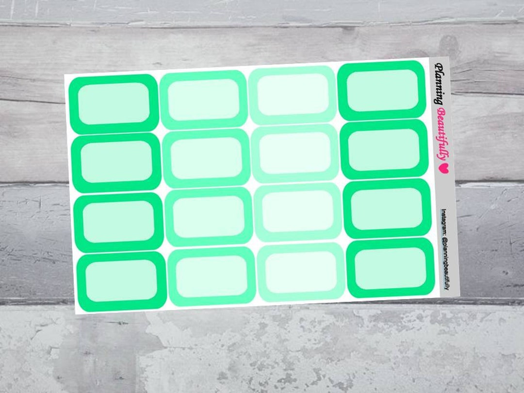 Checklist Stickers, Checklist Template, Checklist Planner Stickers ...