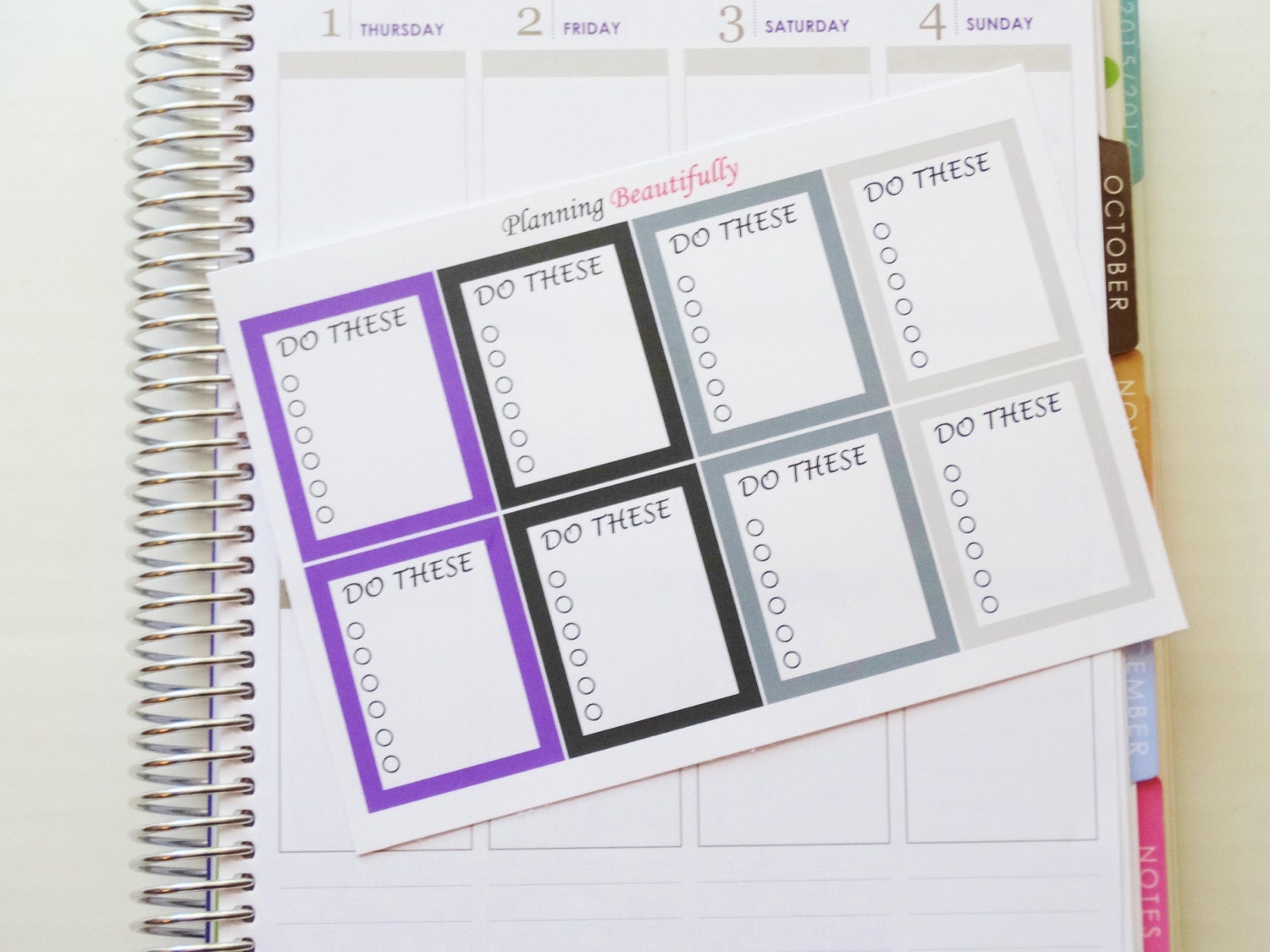 full box stickers, half box stickers, full box planner stickers, half ...