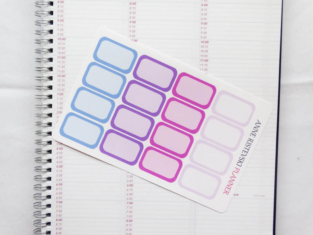 Checklist Stickers, Checklist Template, Checklist Planner Stickers ...