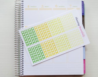 Checkbox Flag Planner Stickers, to Do List Stickers, Flag Checklist ...