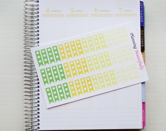 Checkbox Flag Planner Stickers, to Do List Stickers, Flag Checklist ...