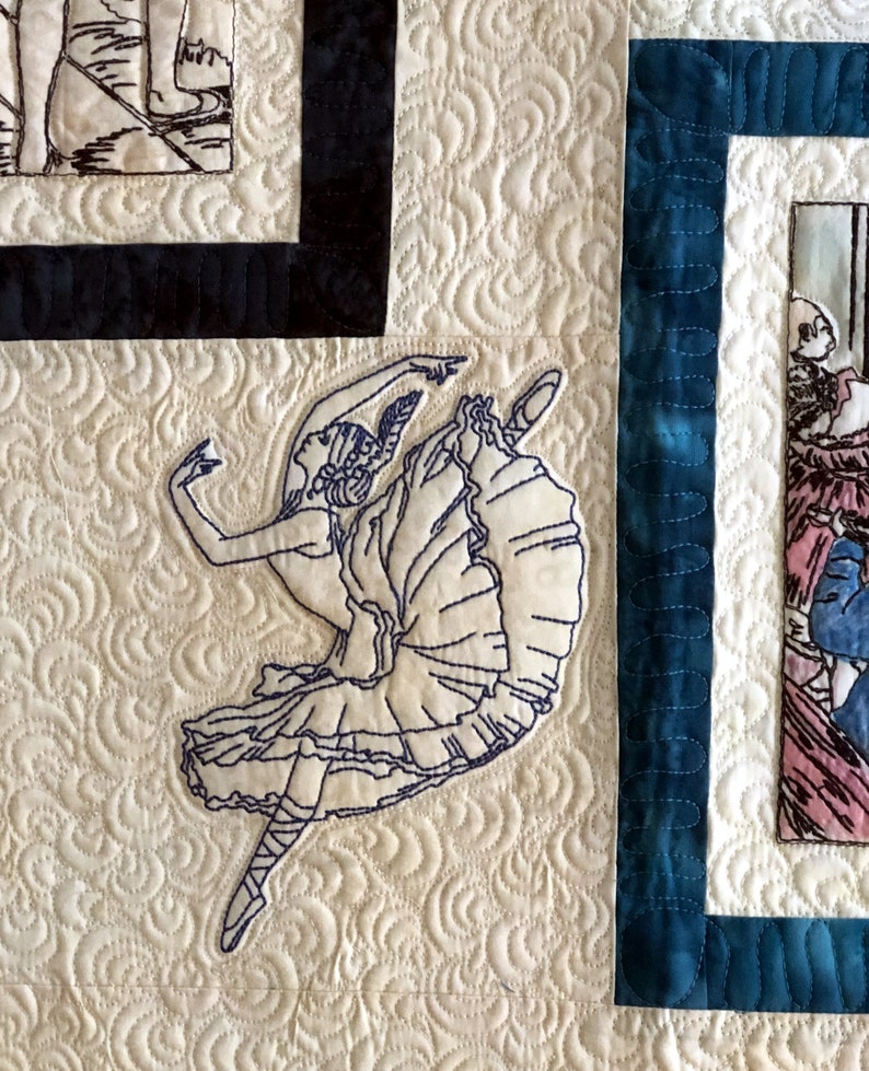 Ballet Art Wall Quilt - Etsy