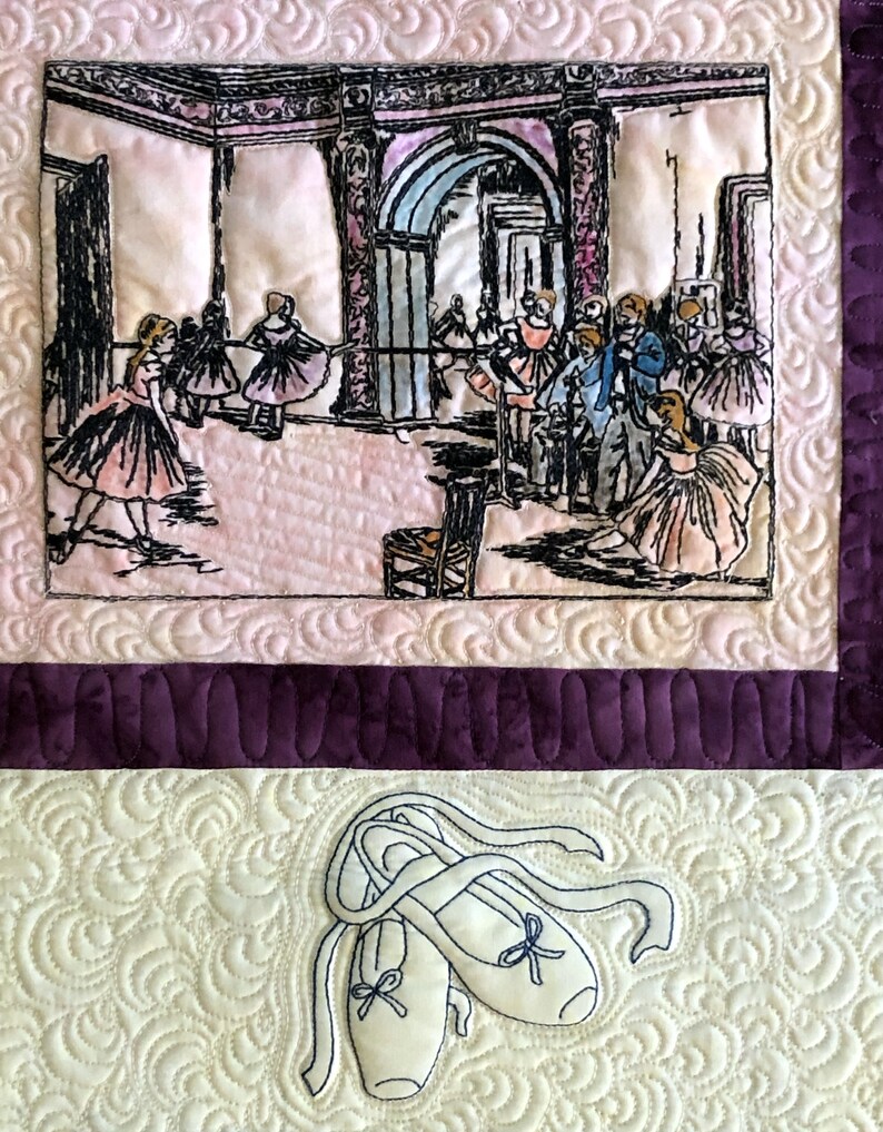 Ballet Art Wall Quilt - Etsy